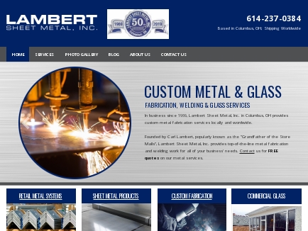 Lambert Sheet Metal, Inc. | Metal Fabrication Columbus
