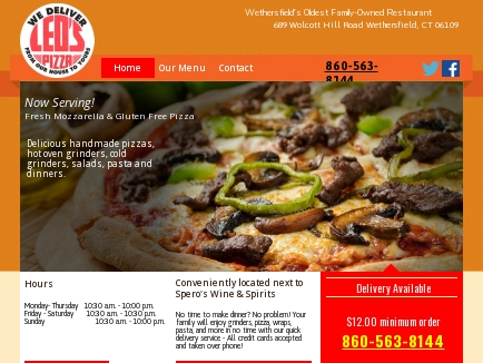 Leo's Pizza - Pizza Restaurant | Wethersfield, CT