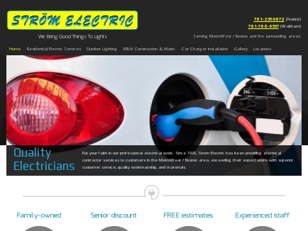 Strom Electric | Electrician | Wellesley, MA | Natick, MA