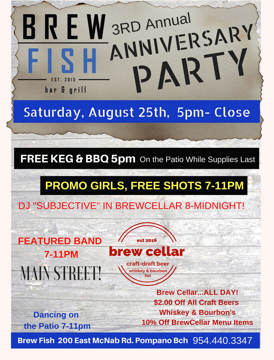 Brew Fish Bar & Grill Brew | Bars | Pompano Beach, FL