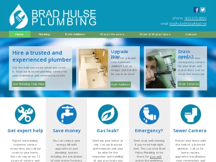 Brad Hulse Plumbing - Full Service Plumbing | Mount Pleasant, TX