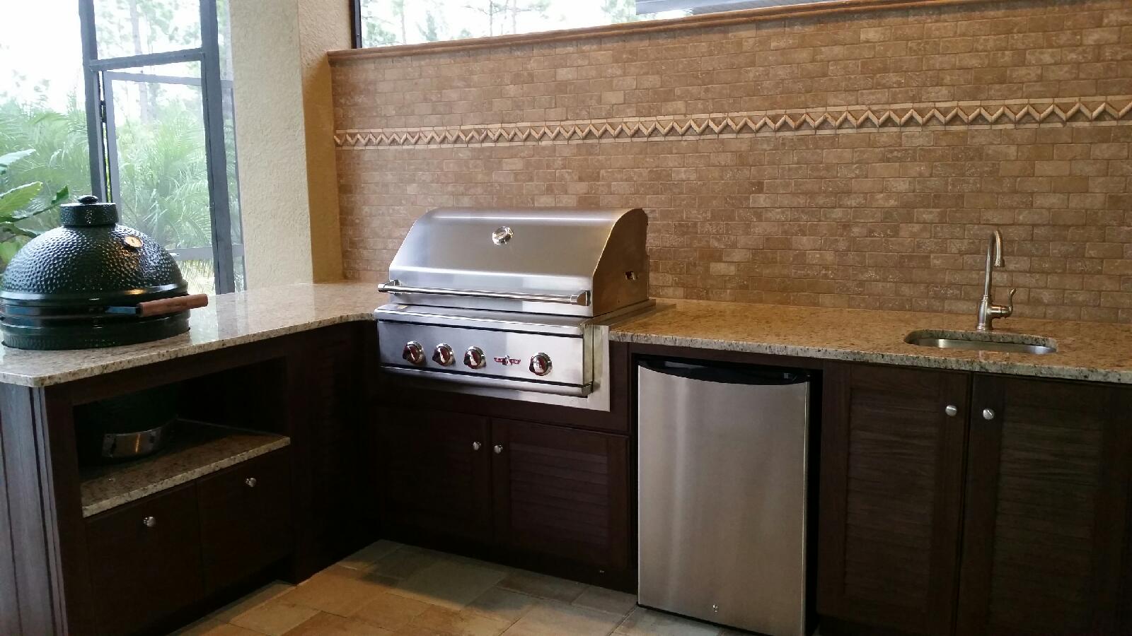L-Shaped Outdoor Kitchens & Ideas | HL Posey Builders