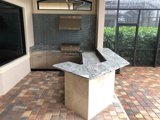 L-Shaped Outdoor Kitchens & Ideas | HL Posey Builders