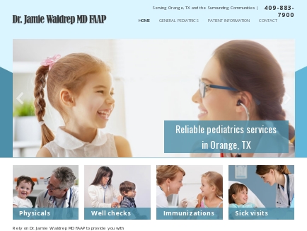 Dr. Jamie Waldrep MD FAAP | Pediatrics | Orange, TX