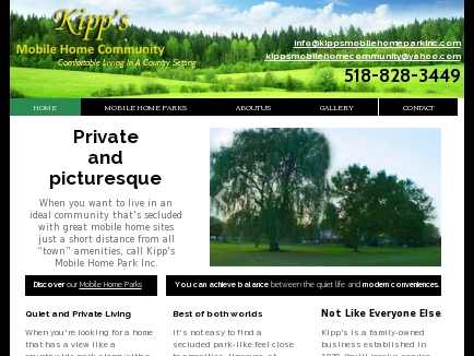 Kipp's Mobile Home Park Inc. - Mobile Home Park | Hudson, NY