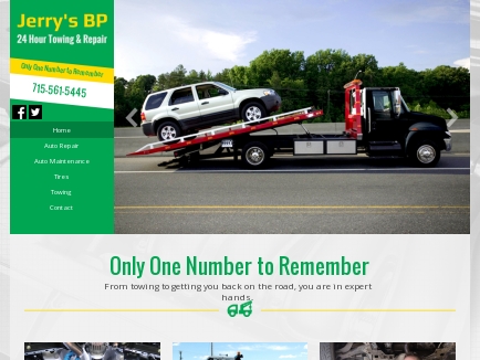 Jerry's BP 24 Hour Towing & Repair - Tow - Hurley, WI