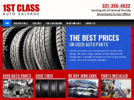 1st Class Auto Salvage | Used Auto Parts | Apopka, FL
