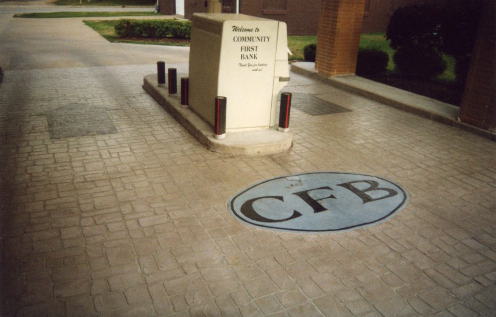 Logos and Inlays | Custom Concrete | Prairie City, IA