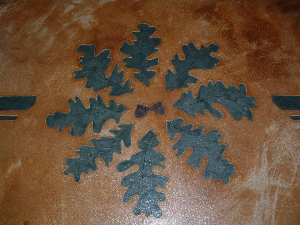 Logos and Inlays | Custom Concrete | Prairie City, IA