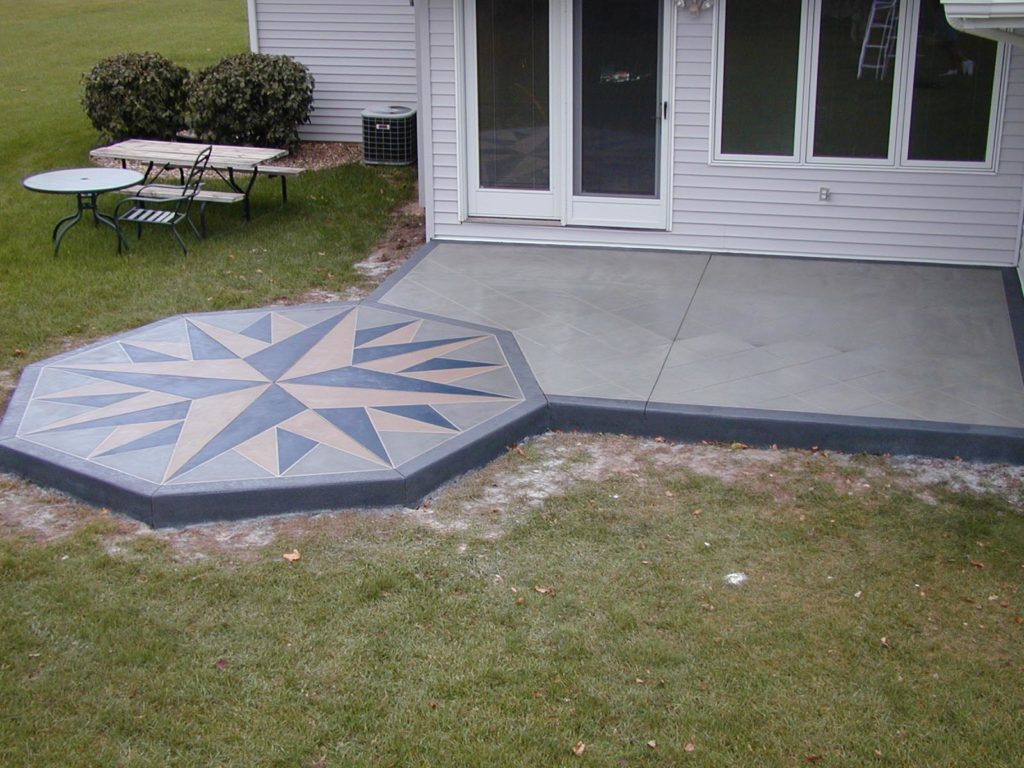 Logos and Inlays | Custom Concrete | Prairie City, IA
