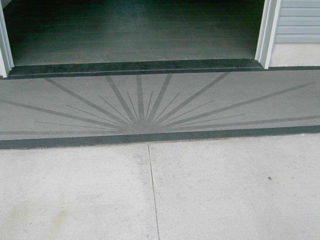 Logos and Inlays | Custom Concrete | Prairie City, IA