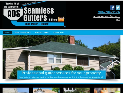 ADS Seamless Gutters - Gutter Services | Escanaba, MI