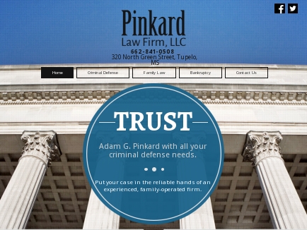 Pinkard Law Firm, LLC – Criminal Defense | Tupelo, MS
