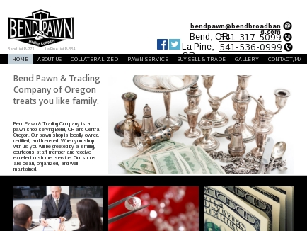 Bend Pawn & Trading Company. - Pawn services - Bend, OR