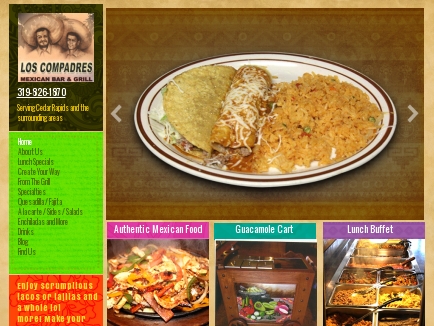 Los Compadres | Lunch buffet | Mexican Restaurant | Cedar Rapids, IA