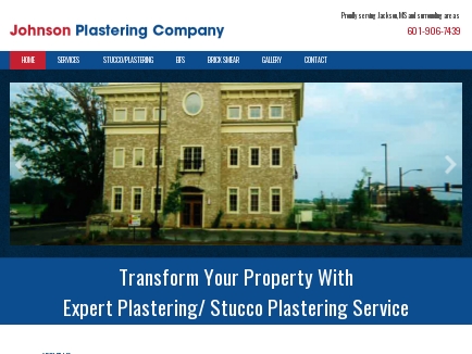 Johnson Plastering Company | Stucco Contractor | Jackson, MS