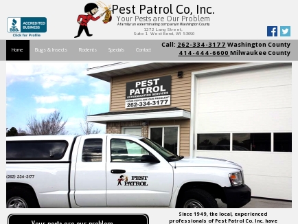 Pest Patrol Co. Inc. - Pest Control | Exterminators | West Bend, WI