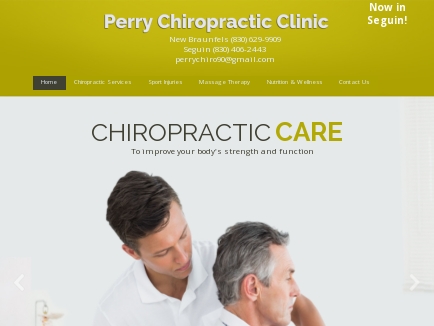 Perry Chiropractic Clinic Spinal Adjustments New Braunfels TX