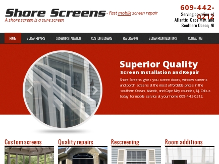 Shore Screens – Screen Services | Ocean City, NJ