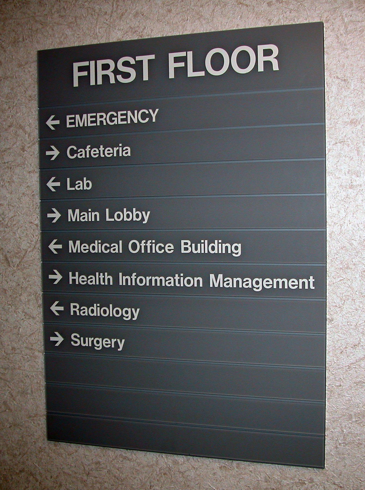 Essential Architectural Signs Directional Gallery Indianapolis