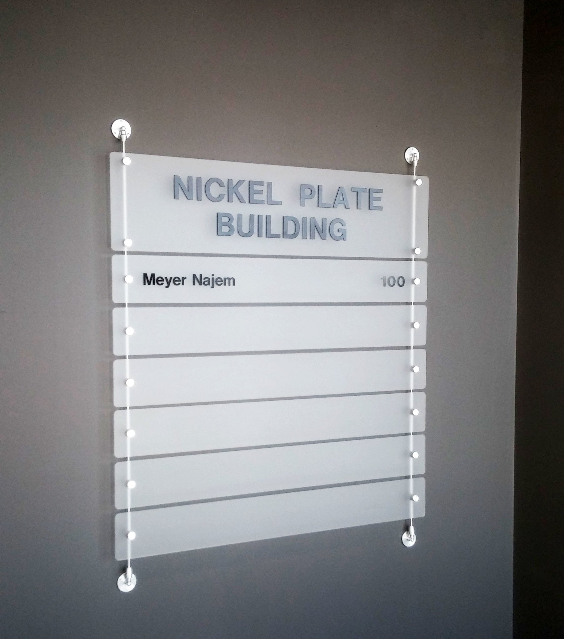 Essential Architectural Signs Directional Gallery Indianapolis