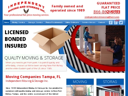 Moving & Storage Services Tarpon Springs & Trinity, FL (Florida)