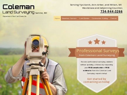 Coleman Land Surveying | Surveyors | Saline, MI