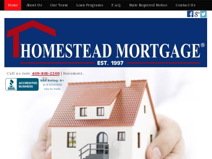 Homestead Mortgage – Mortgage Lending | Beaumont, TX