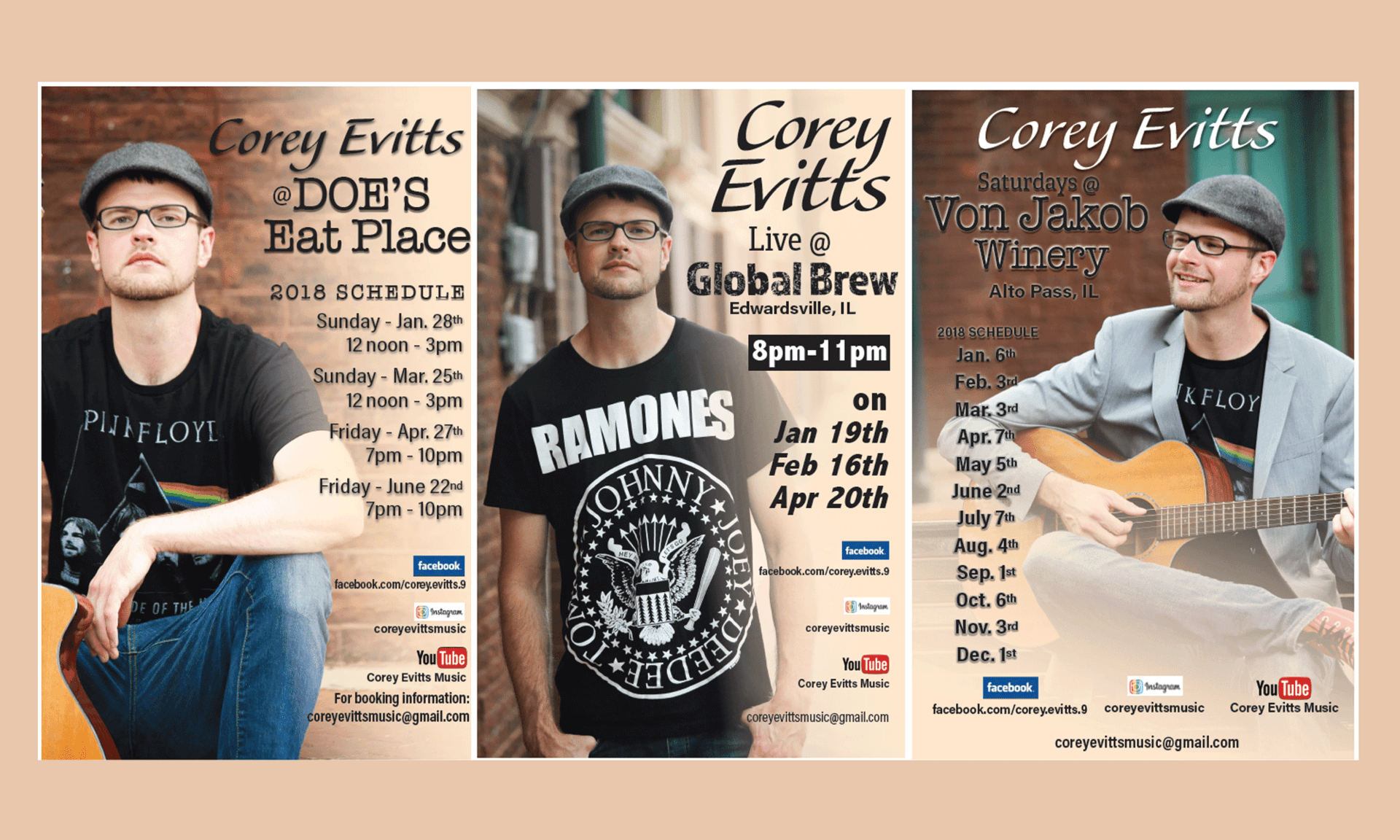 Corey Evitts Music | Traveling Performer | Paducah, KY