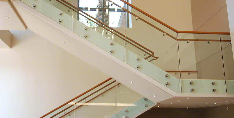 Glass Handrails| Commercial Glass Handrails | Residential Handrails ...
